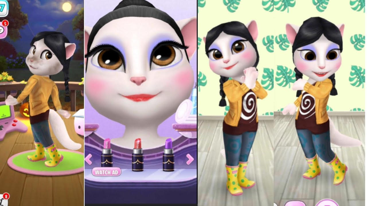 MY TALKING ANGELA ANGRY BEAUTIFUL BRUSH TEATH DANCE ANGELA AND SLEEP ...