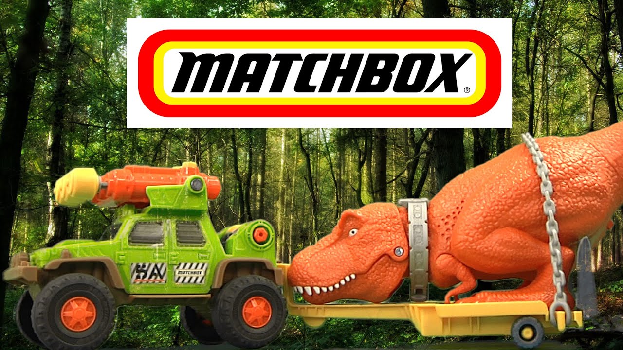 Matchbox Dino Trapper Trailer from Mattel - YouTube