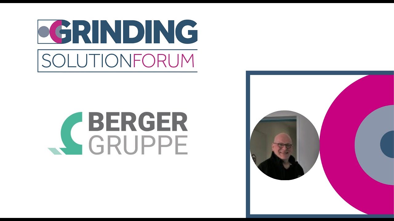Grinding Solution Forum: Heinz Berger Maschinenfabrik - YouTube