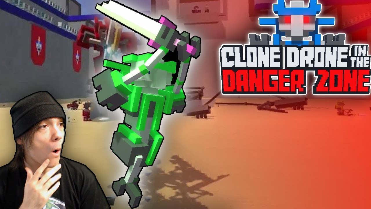 ROBOT DEATH BATTLE!?! - Clone Drone In The Danger Zone - YouTube