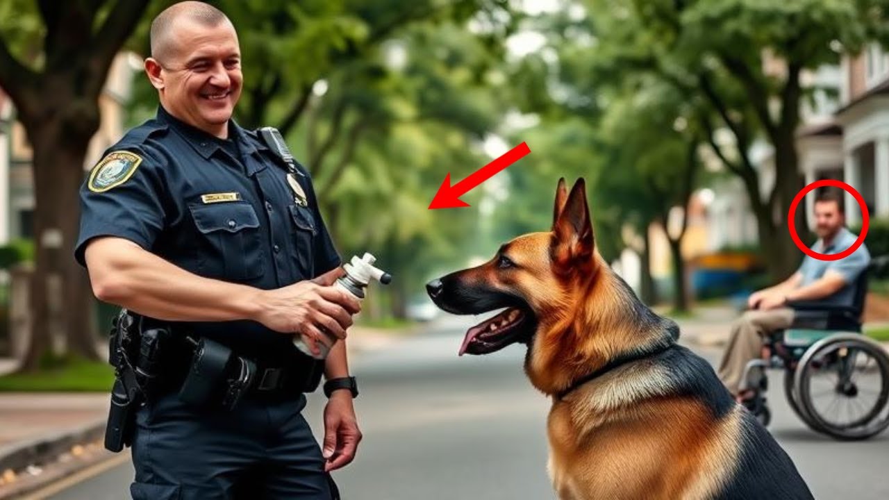 Ruthless cop uses pepper spray, not knowing he’s targeting a K9 dog and ...