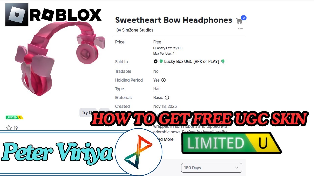 FREE UGC LIMITED HOW TO GET UGC Sweetheart Bow Headphones in Lucky Box ...