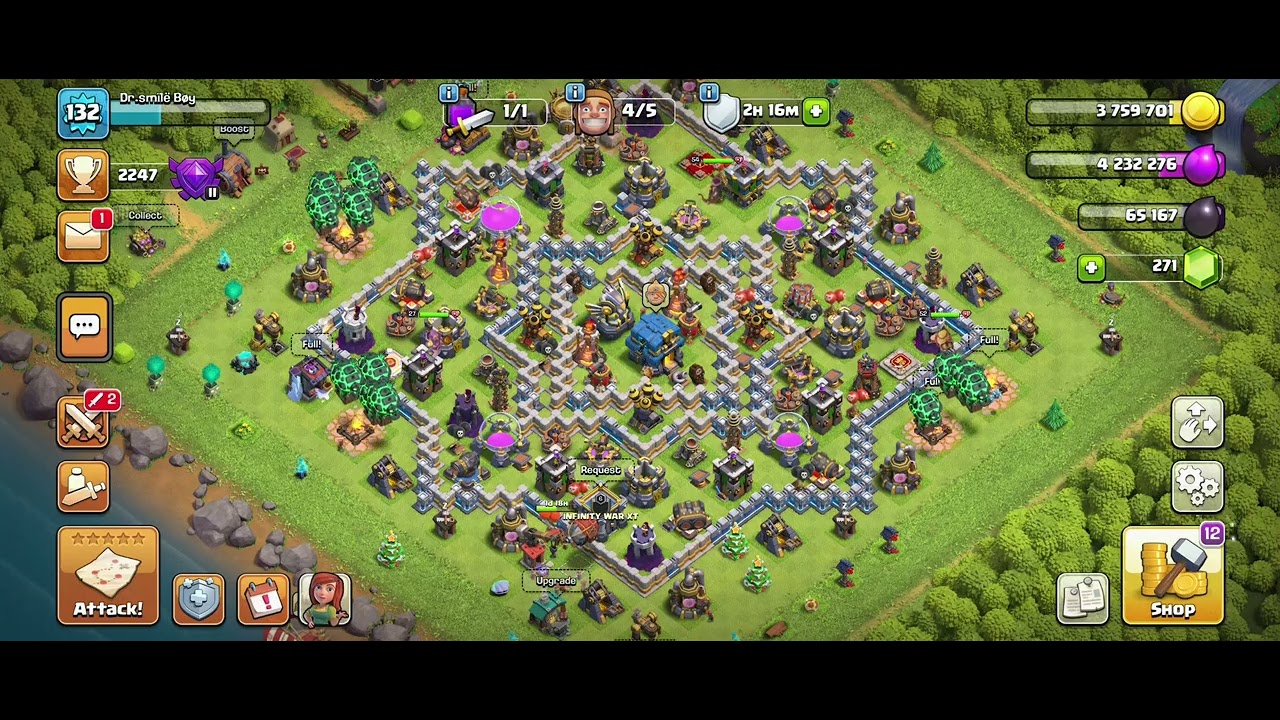 Gaming coc # attacking 3 star# - YouTube