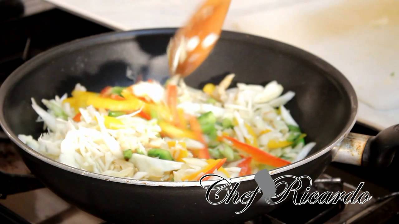 Salt Fish And Cabbage Served With Rice Sell Off | Recipes By Chef ...
