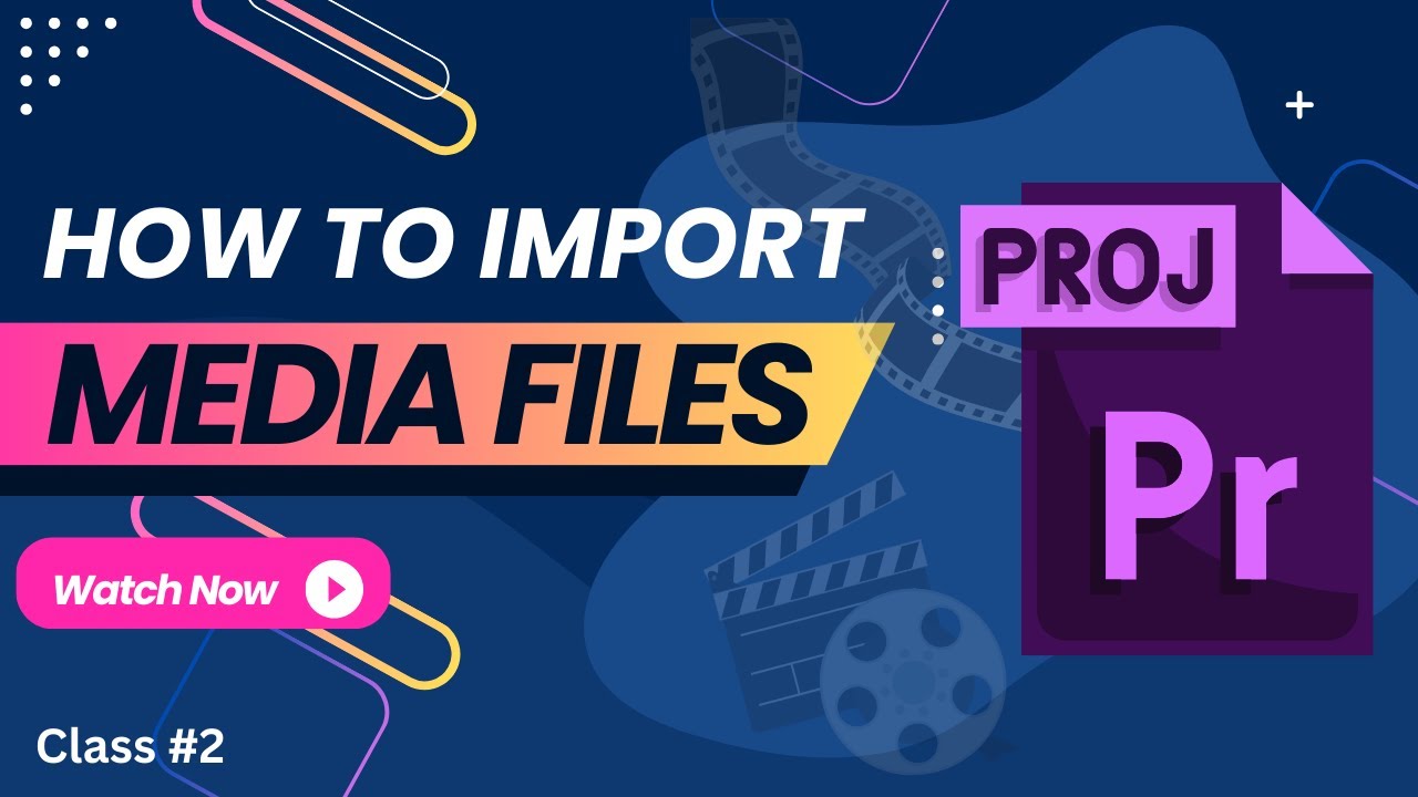 How to Import Media into Adobe Premier Pro | Importing video premiere ...