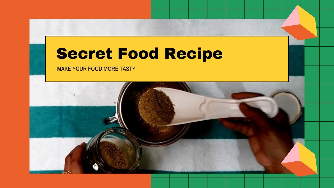 Secret Food Ingredient || Simple trick for Tasty & Spicy food - YouTube
