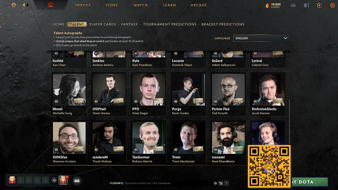 Talent Autographs Chat Wheel | Download The Voice | TI10 | Dota 2 2021 ...
