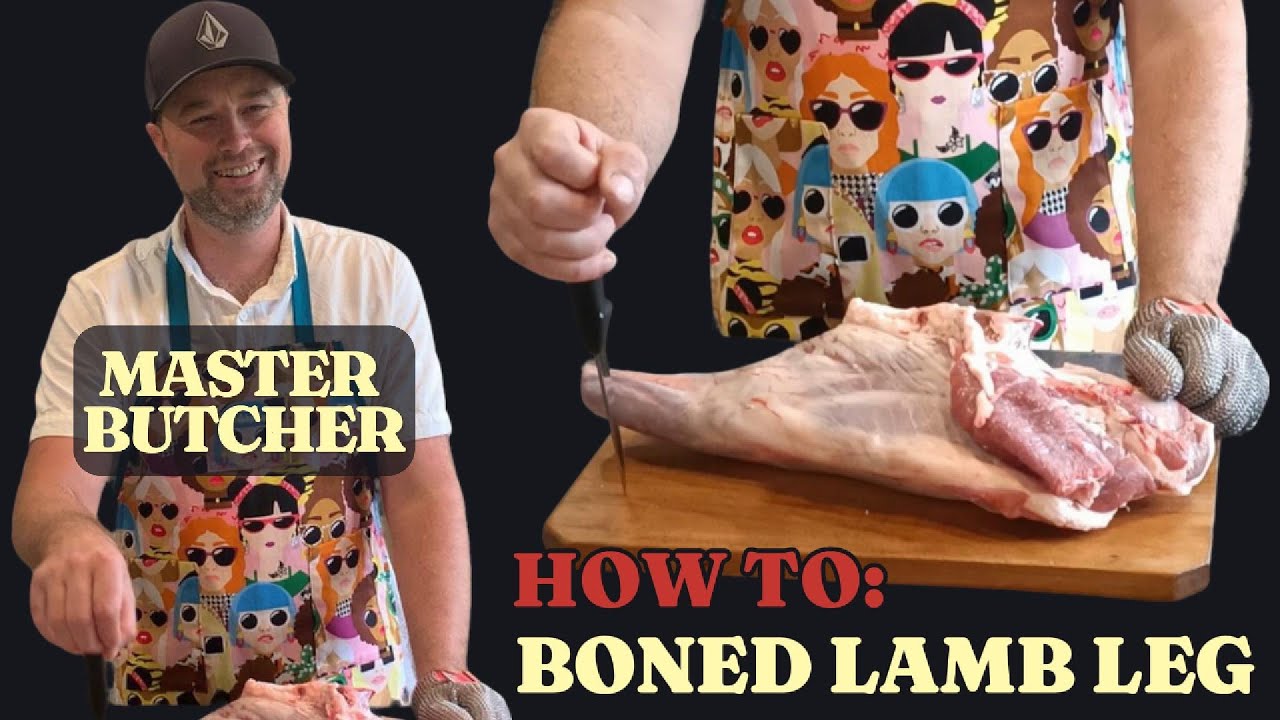 Bone out/Butterfly a Lamb Leg with Master Butcher Adam - YouTube