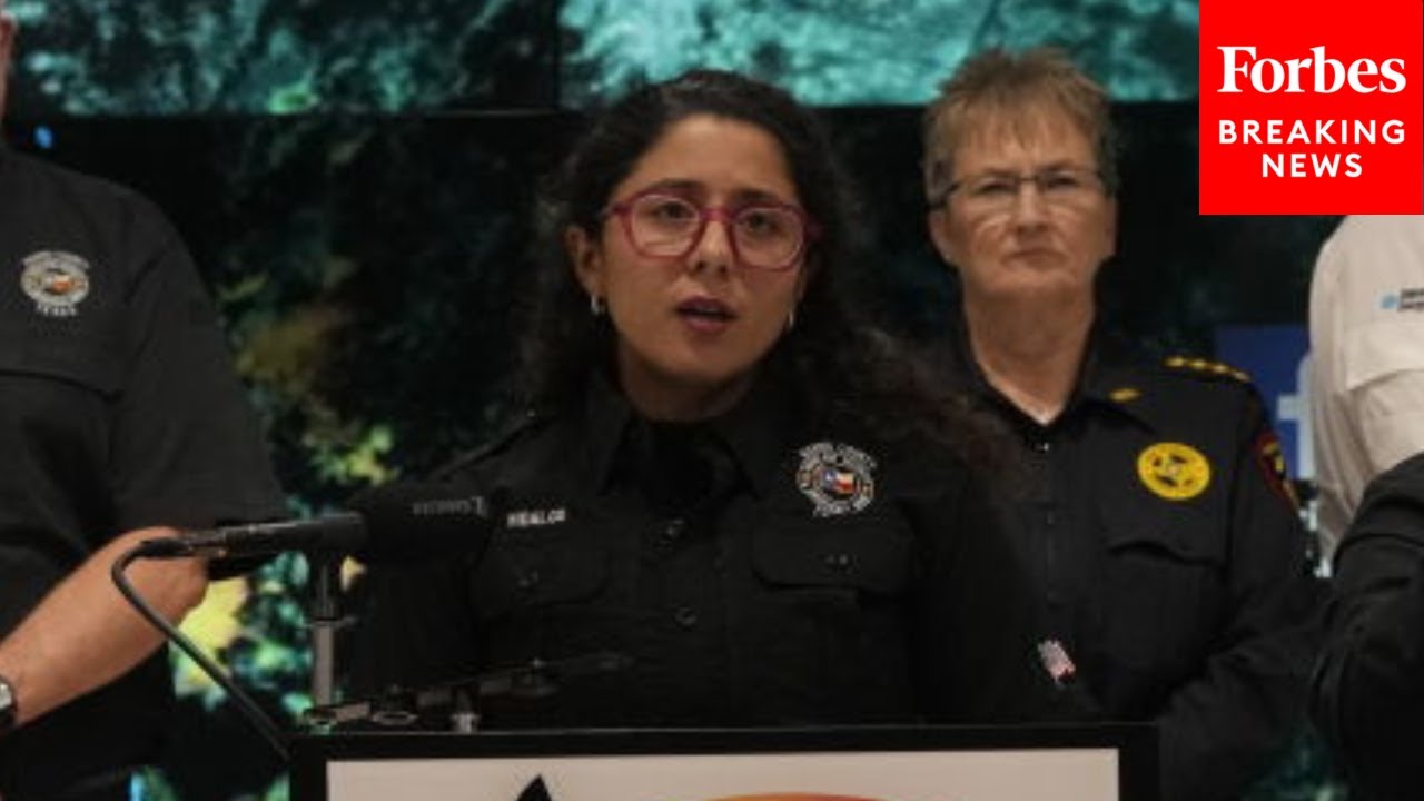 Harris County Judge Lina Hidalgo Holds Briefing About Hurricane Beryl ...