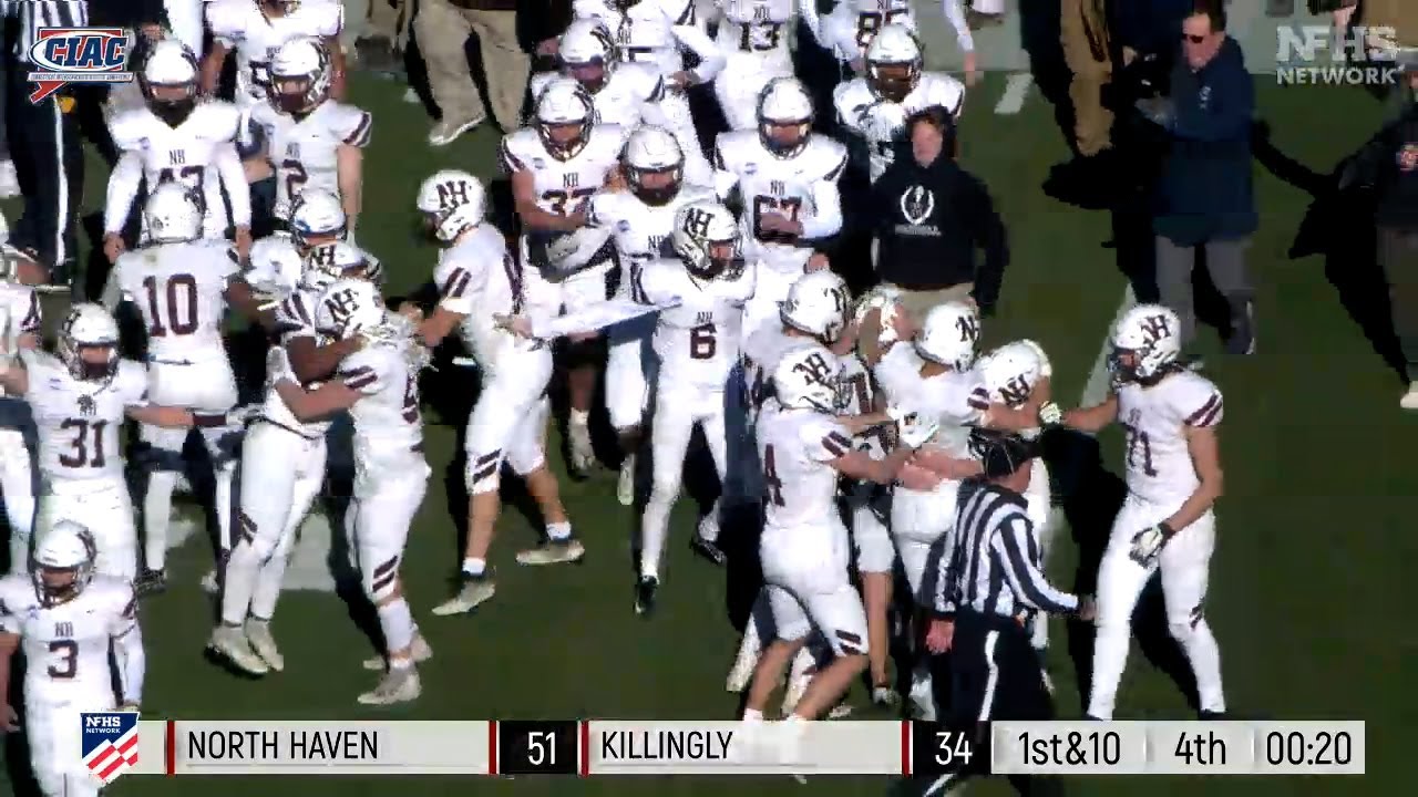 2022 CIAC Class MM State Championship Game: North Haven 51 Killingly 34 ...