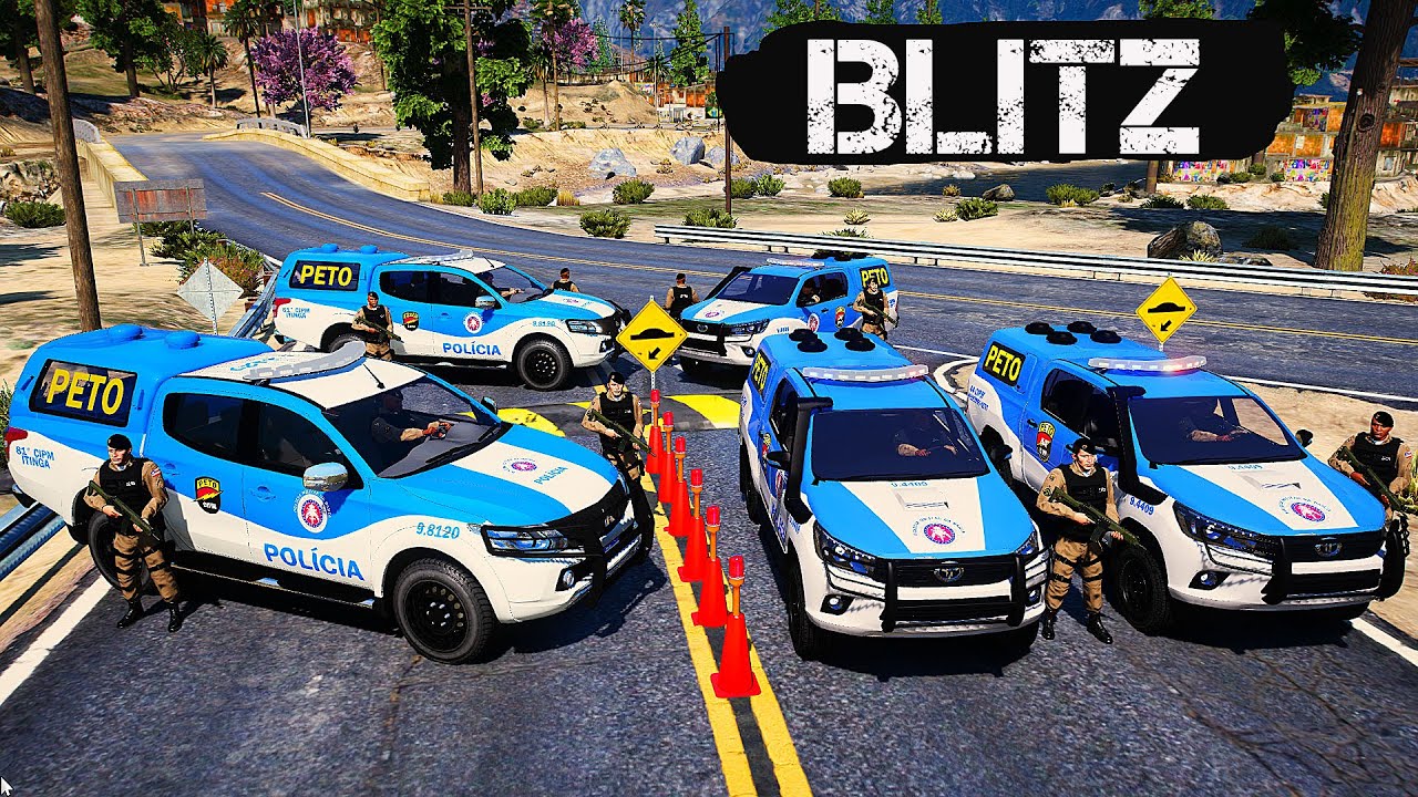 POLÍCIA FAZ BLITZ NA SAÍDA DA FAVELA | GTA V PETO PMBA | GTA 5 POLICIAL ...