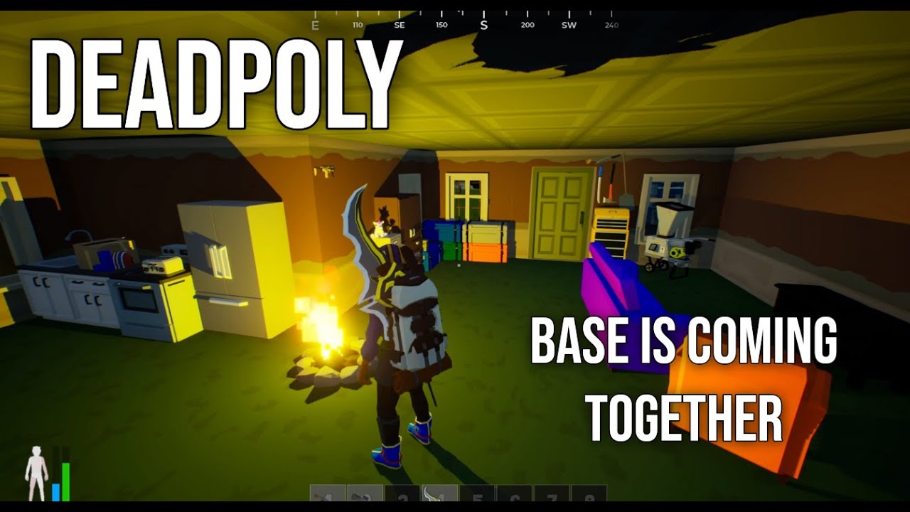 Making the recycler and showing off the base - Deadpoly Part 2 - YouTube