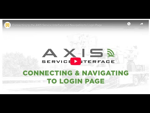 Altec Axis Service Interface - YouTube