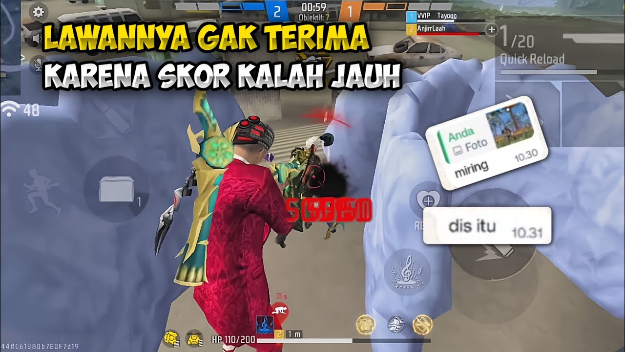 ISIAN 22 50K - LAWANNYA HABIS KALAH KEBELET DIS SS 00 GARENA FREE FIRE ...