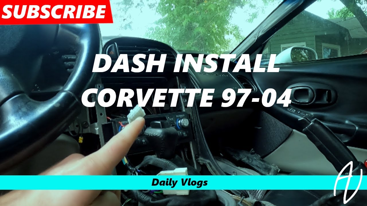 Installing a Dash in a Corvette (C5 1997-2004) - Daily Vlog - YouTube