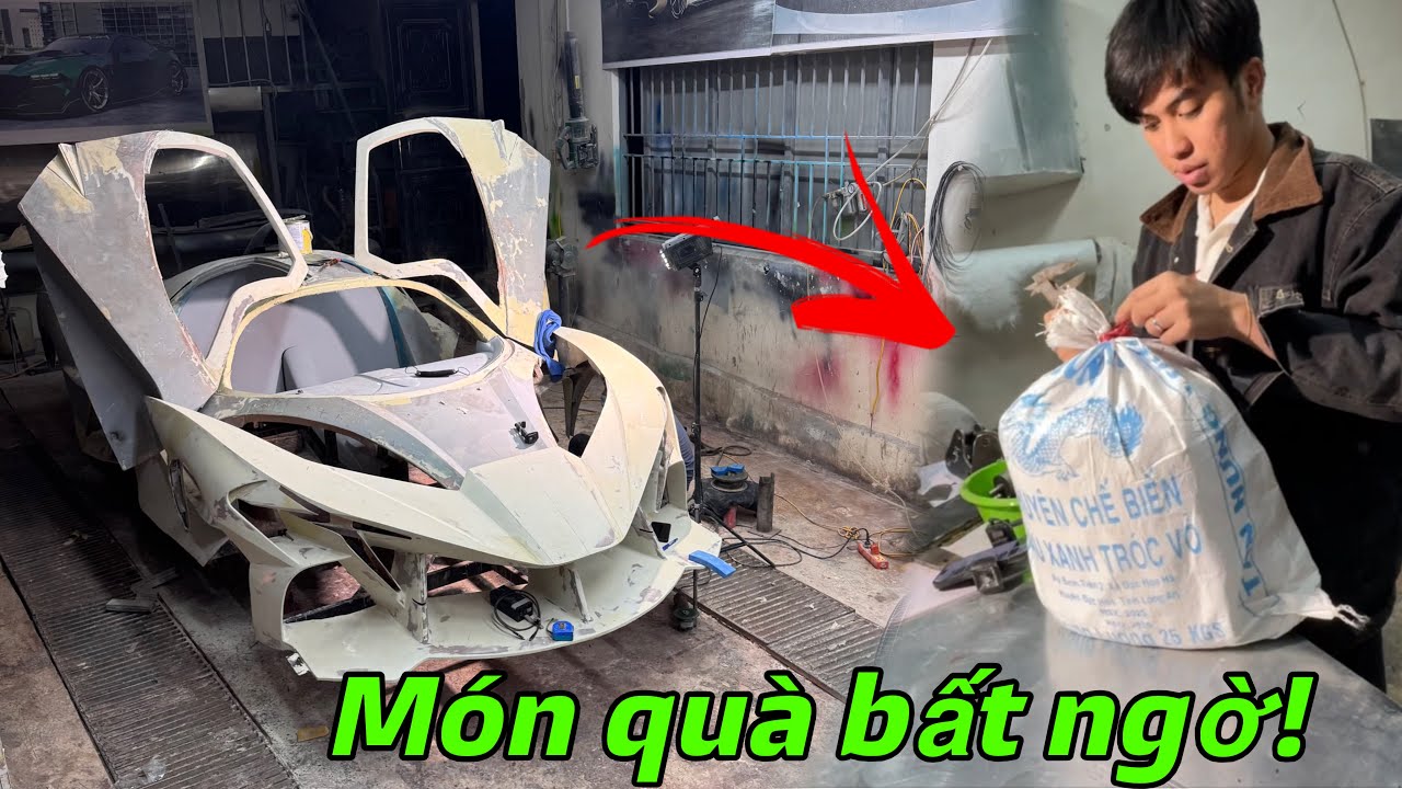 Sốc! Món quà bất ngờ ! Dành cho chế tạo siêu xe Apollo EVO - YouTube