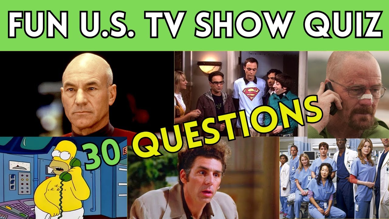 Fun U.S. TV Shows Quiz: How Many Can You Name? - YouTube