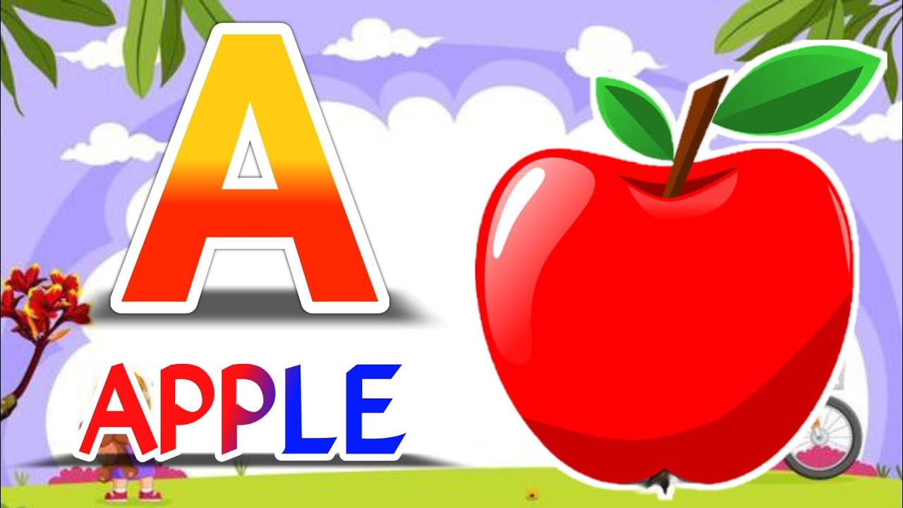 Learn Alphabet A to Z | abcd with live Example | A for Apple | Alphabet ...