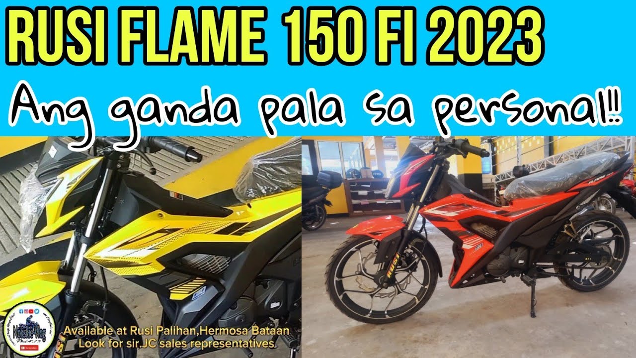 Rusi Flame 150 Fi 2023 Ang ganda pala sa personal!..Available na dto ...