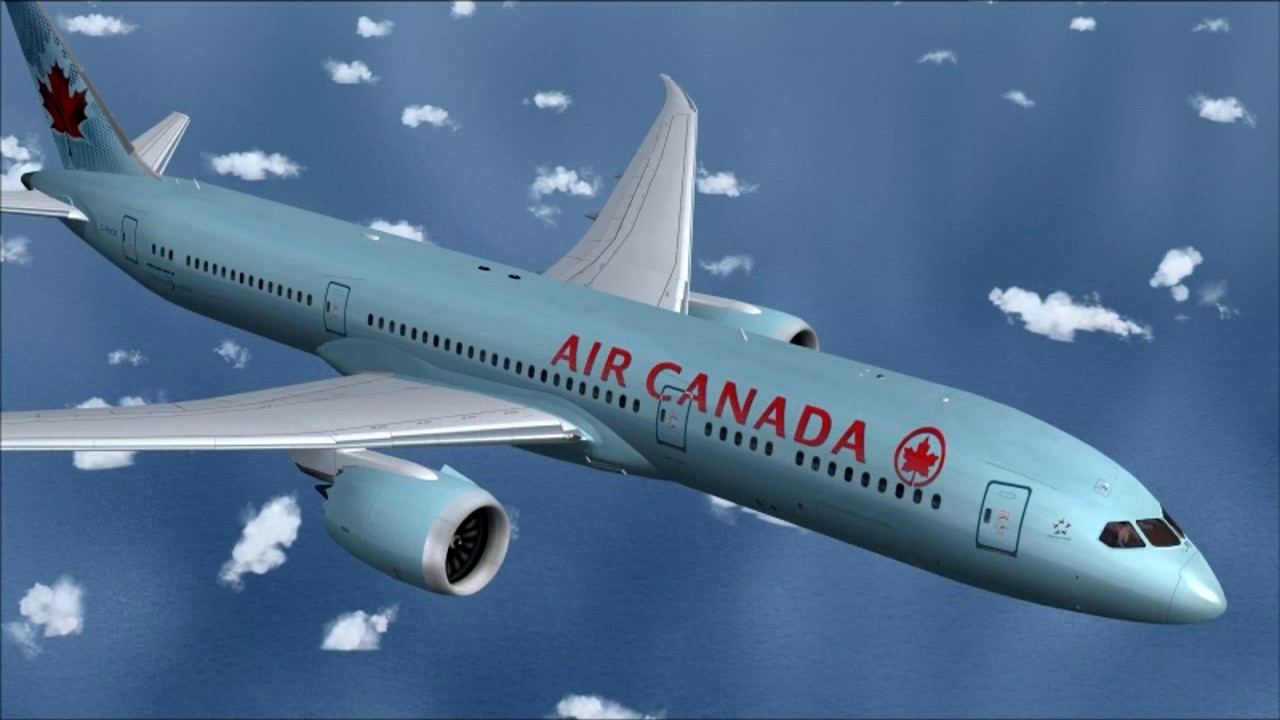 AC890 787-9 AIR CANADA TORONTO - ROME - YouTube