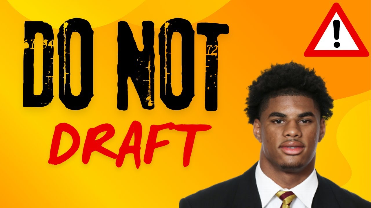 DO NOT DRAFT THESE 3 WIDE RECEIVERS IN YOUR ROOKIE DRAFTS | DYNASTY ...