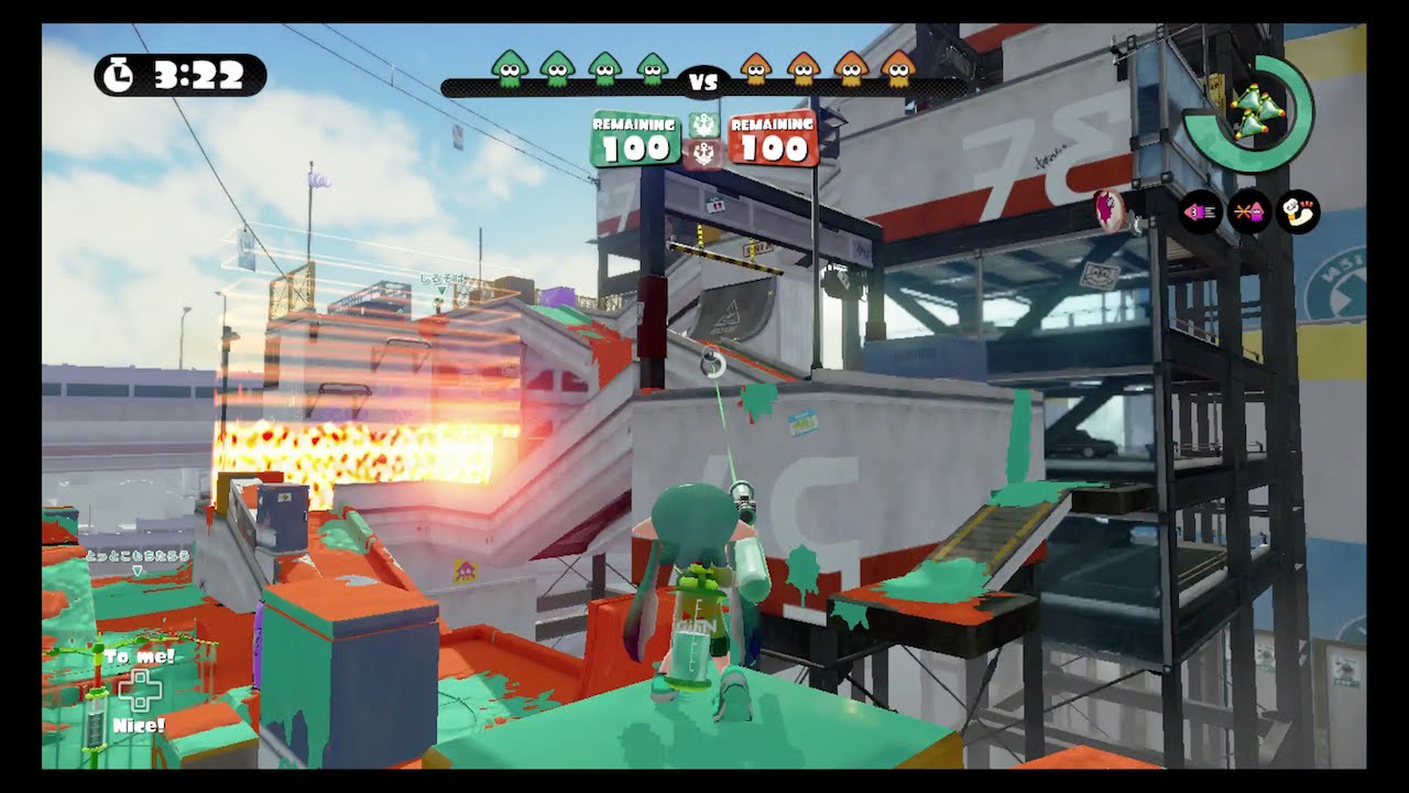 Splatoon: Securing the Splat Zones (5-3, Splatterscope) - YouTube