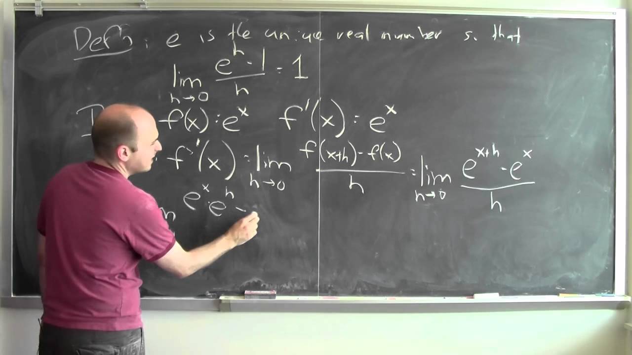 Why is exp its own derivative? - YouTube