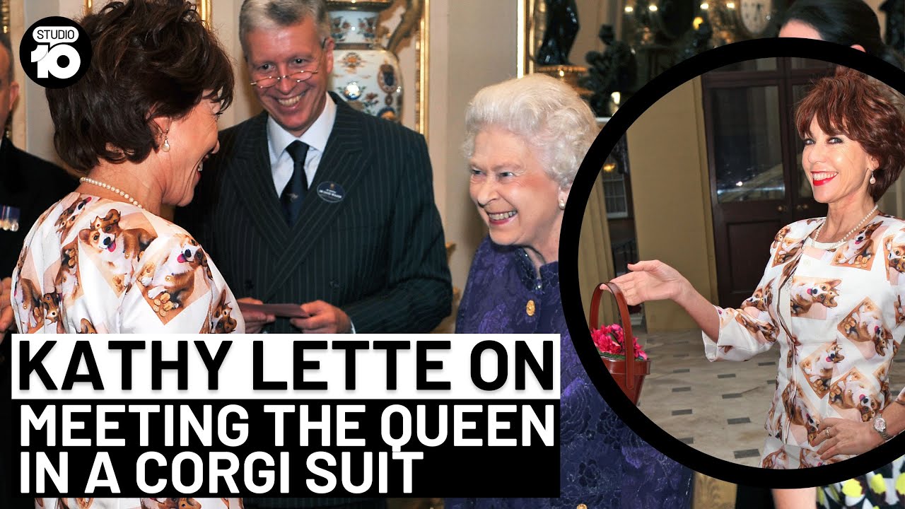 Kathy Lette On Meeting The Queen In A Corgi Suit | Studio 10 - YouTube