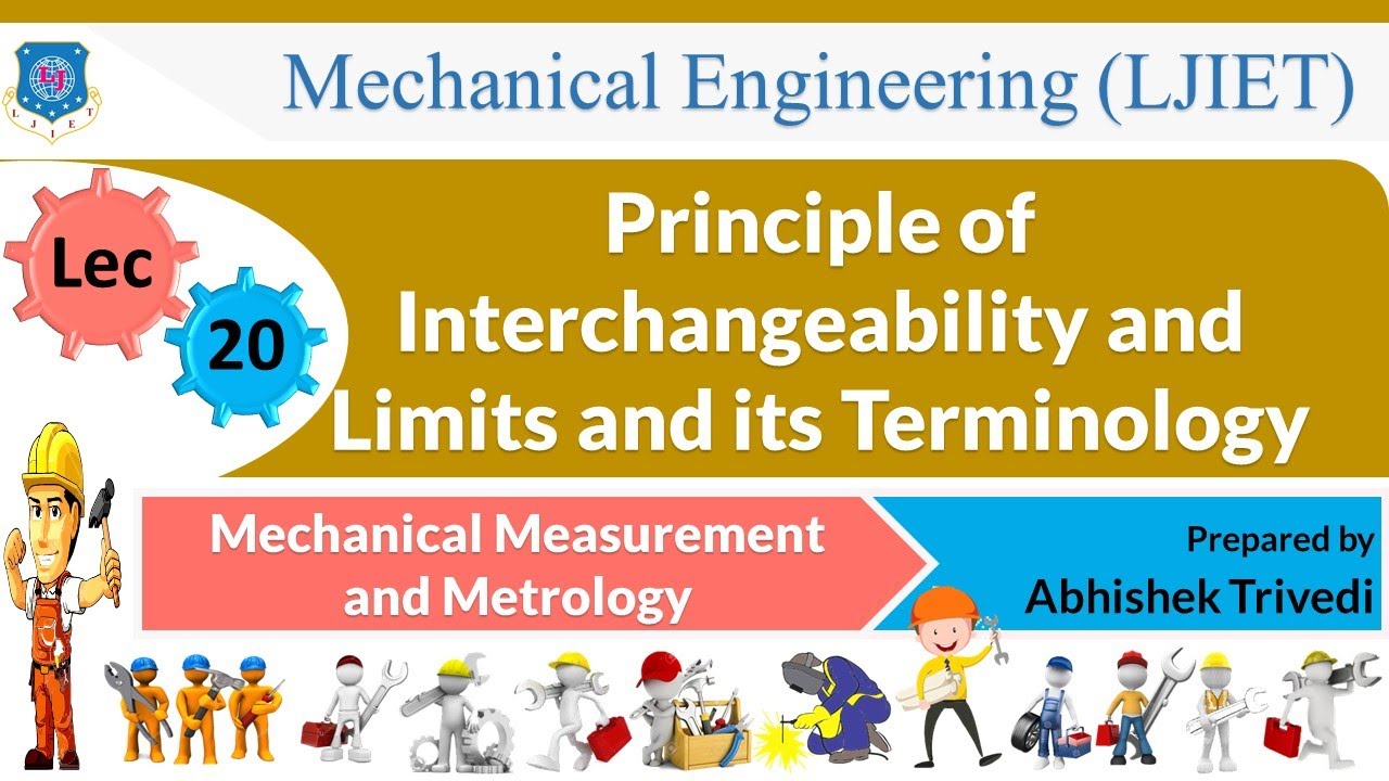 L 20 Principle of Interchangeability and Limits | Mechanical ...