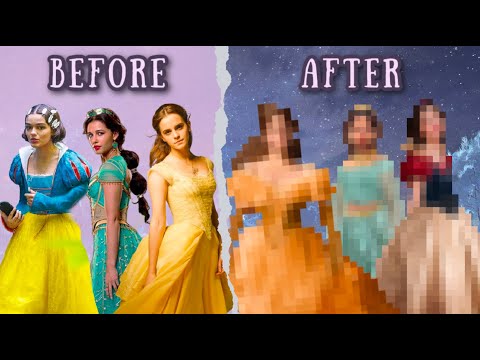 Re-designing the live-action Disney Princesses