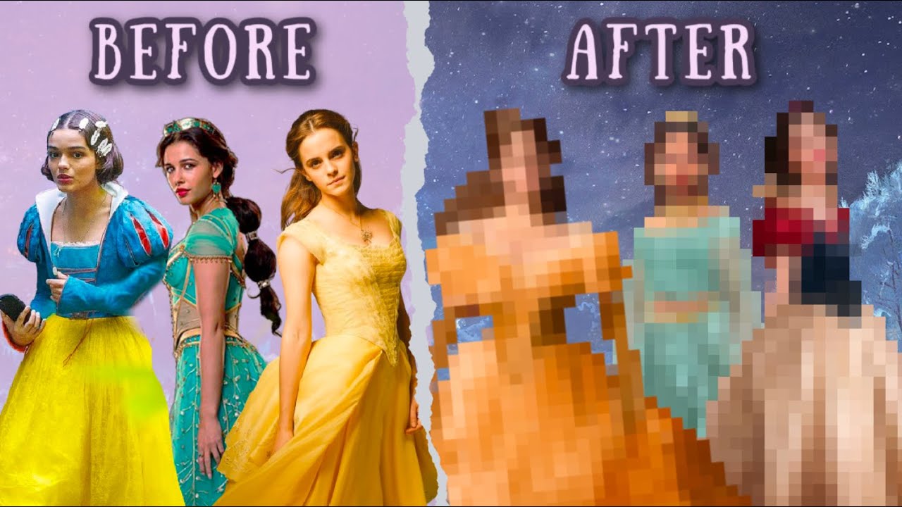 Re-designing the live-action Disney Princesses - YouTube