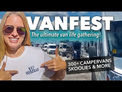 VanFest 2025 Pt 1 (300+ campervans, skoolies, & more at Florida van life festival)