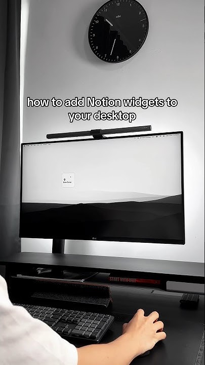 Learn how to add Notion widgets to your desktop #notion #notiontips #notiontutorial # ...