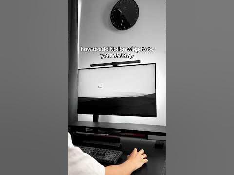 Learn how to add Notion widgets to your desktop #notion #notiontips #notiontutorial # ...