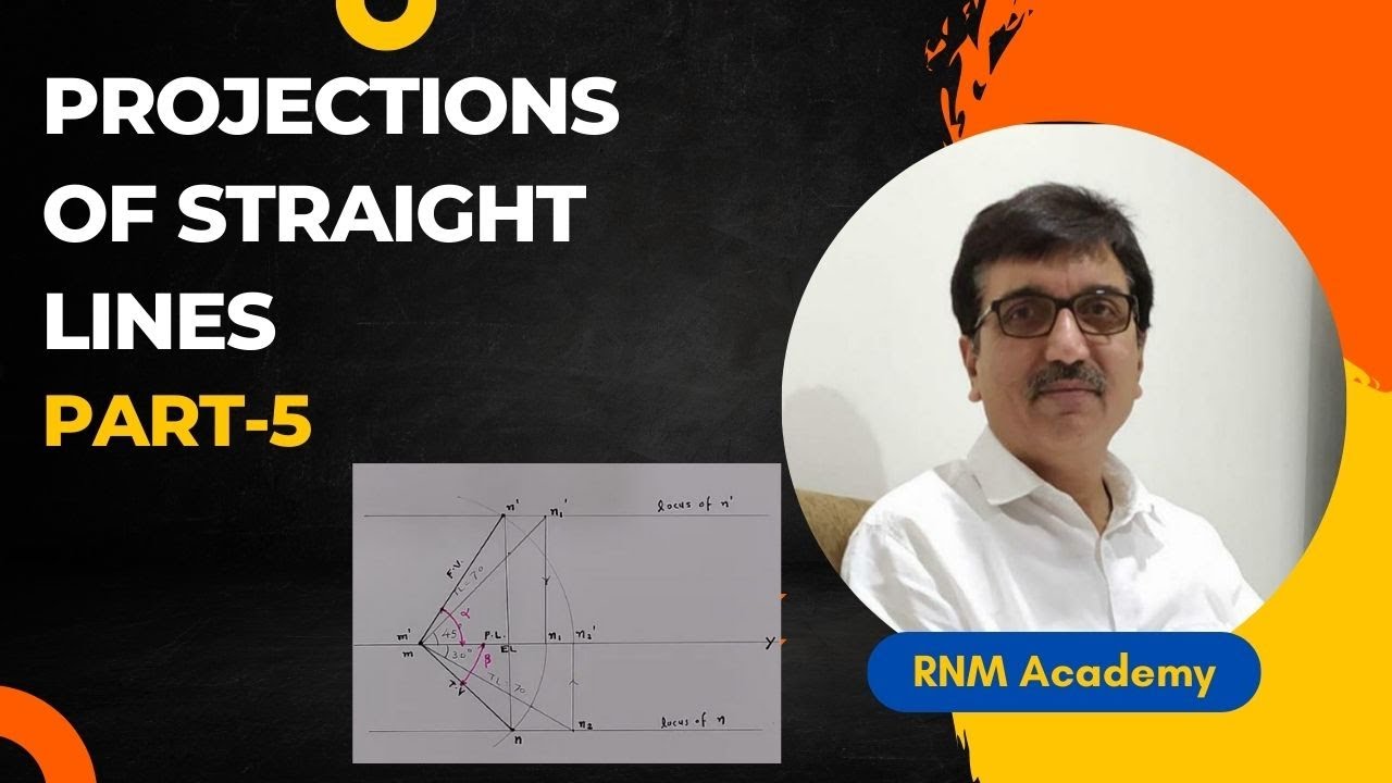 Mastering Straight Line Projection |Projections of straight lines ...