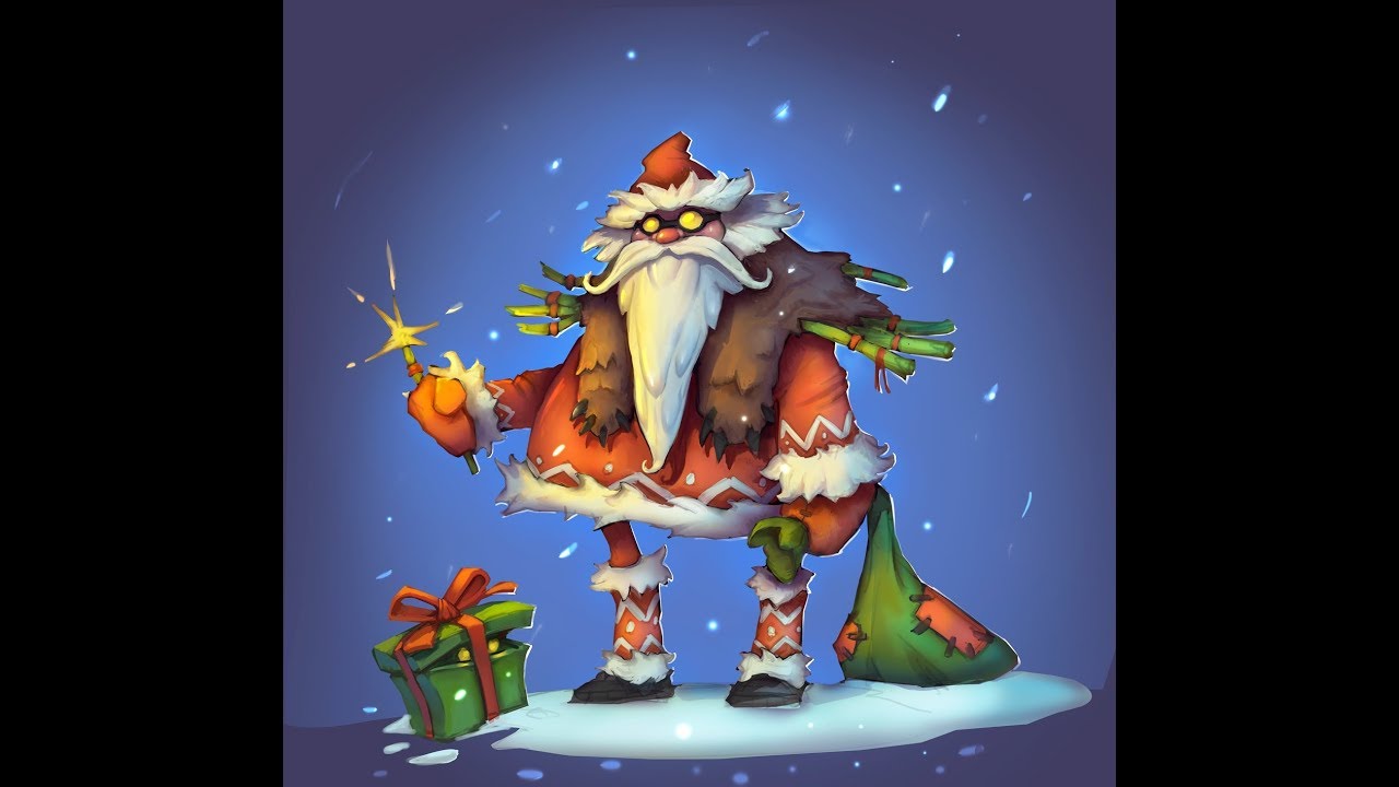 Santa Claus concept-art (line) - YouTube