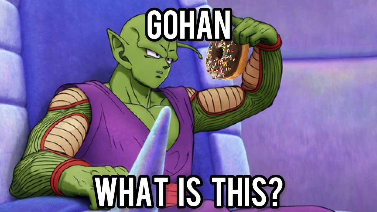 Piccolo Tries A Donut - YouTube