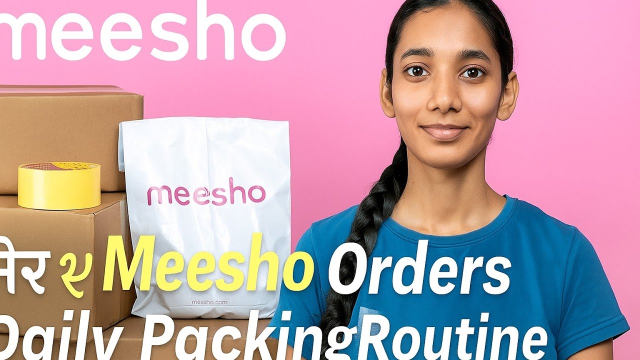 Packing Meesho Orders | Small Business Daily Routine | Meesho Packing ...