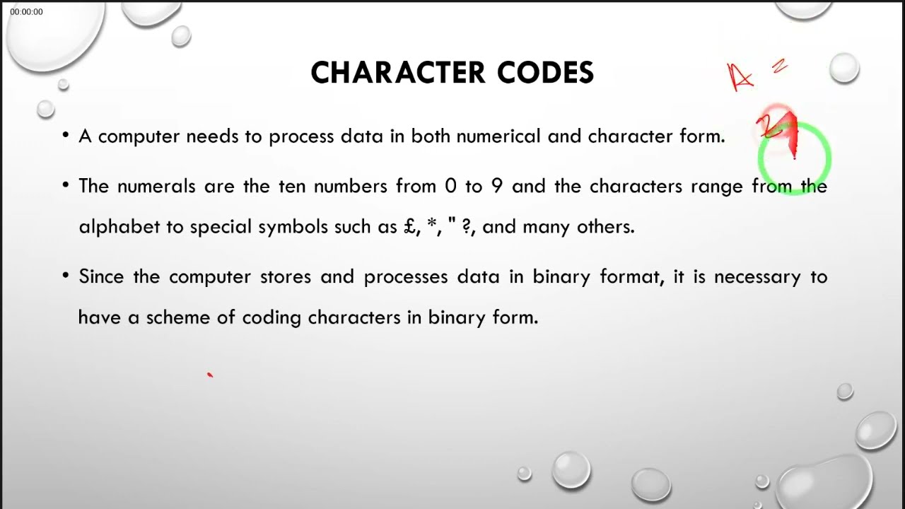 12 Character Codes ASCII EBCDIC - YouTube