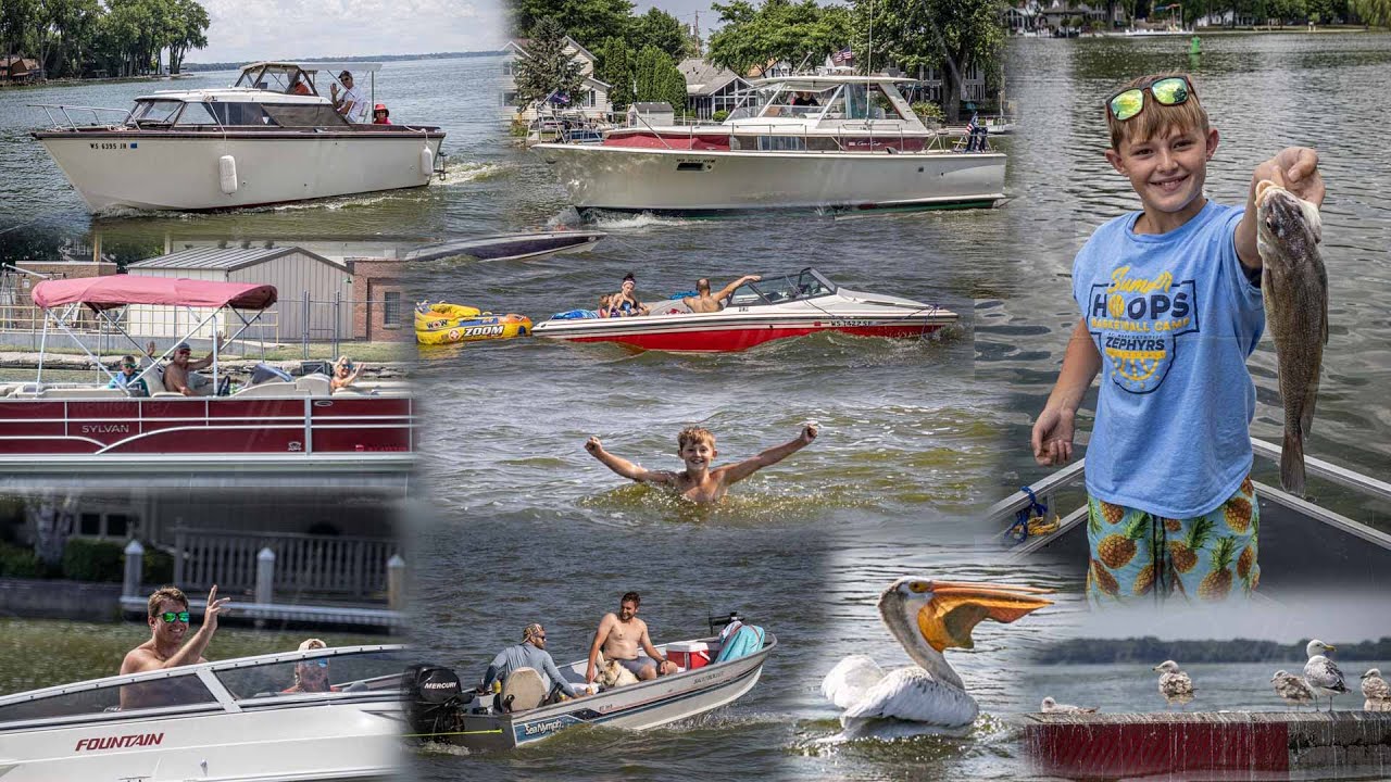 Fishing Lake Winnebago northside by Menasha and Swimming at Waverly ...