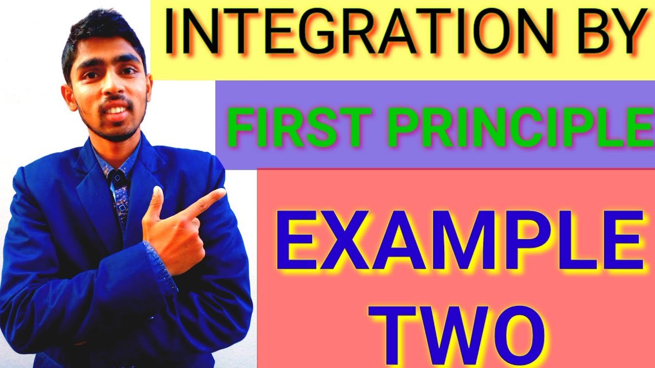 How to solve integration by first principle example 2 in Nepali ...