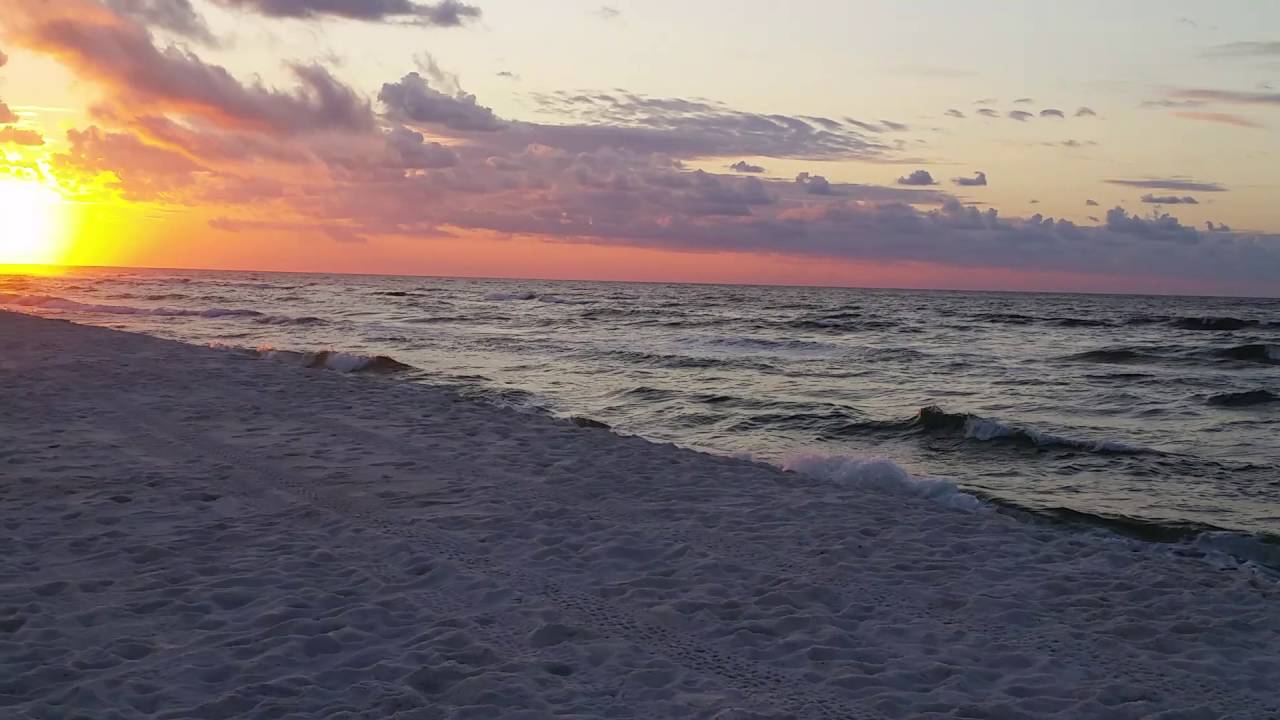 Sunrise on Johnson Beach, Pensacola, FL - YouTube