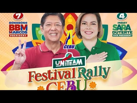 LIVE BBM-SARA GRAND FESTIVAL RALLY IN CEBU CITY#bbmsara2022 #bbm # ...