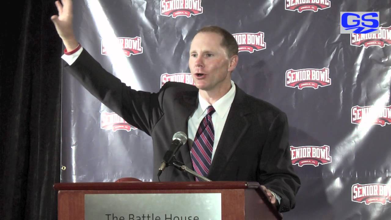 Phil Savage Takes Over At Senior Bowl - YouTube