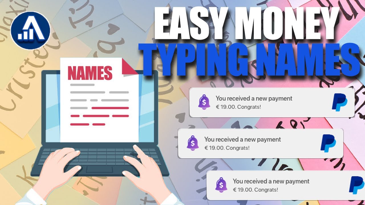 Make $150 Per Day Typing Names (NEW METHOD) - YouTube