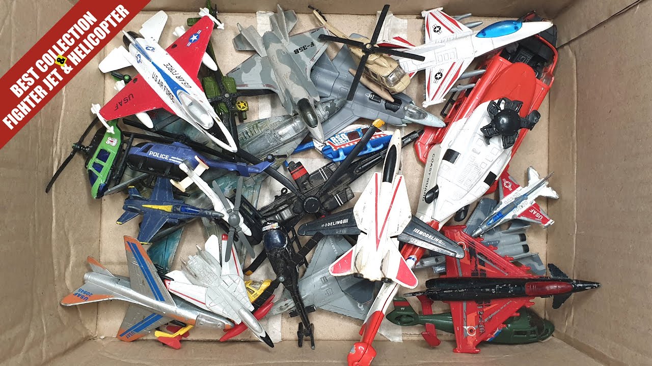 BEST COLLECTION of Diecast fighter jet plane and helicopter - YouTube