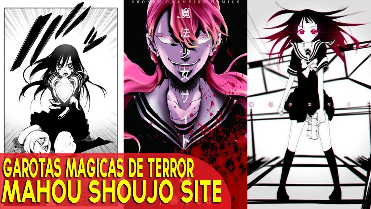 UM ANIME DE HORROR COM GAROTAS MAGICAS! - Mahou Shoujo Site - YouTube