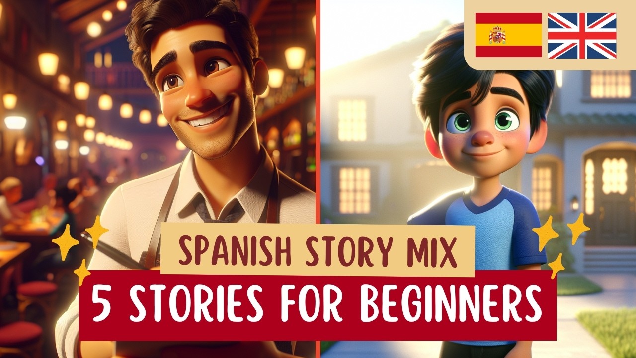 BEGIN LEARNING Spanish with a 30-Minute Session: 5 Easy Stories for ...