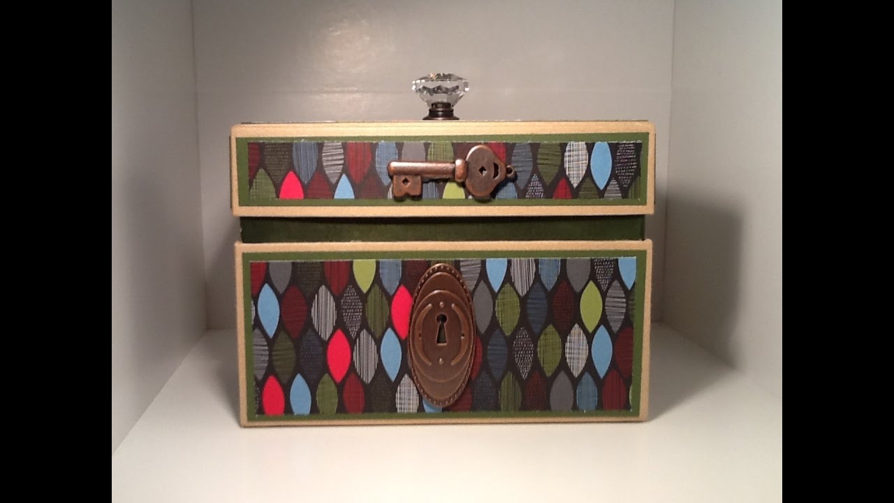 Card Boxes for Craft Fair - YouTube