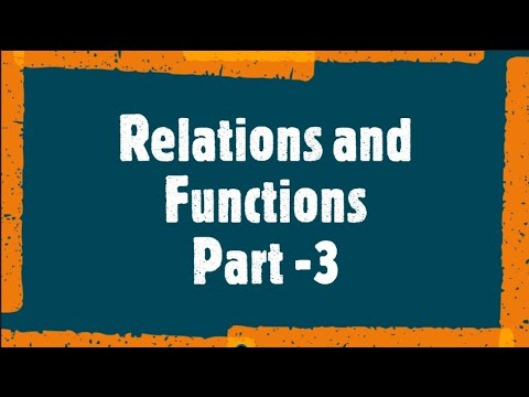 Difference between Relation and Function - YouTube